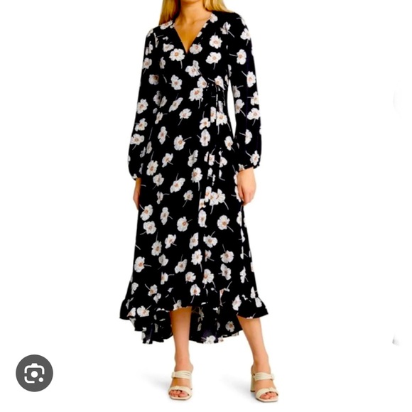 Halogen | Dresses | Halogen Long Sleeve Floral Maxi Dress | Poshmark